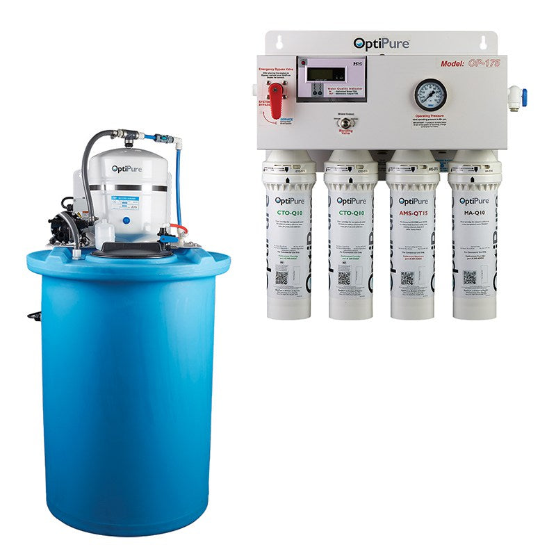 OptiPure OP175/50, 164-00225, 175+GPD Reverse Osmosis System, Mineral ...